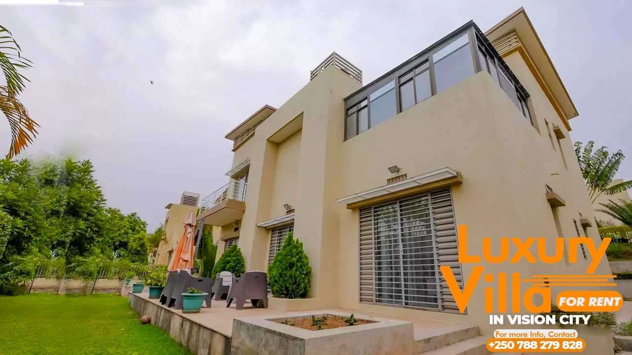 Luxury Villa for Rent in Vision City, Kigali, Rwanda - YouTube