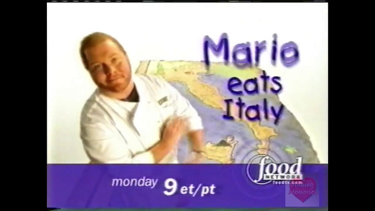 Mario Eats Italy | Food Network | Promo | 2001 - YouTube
