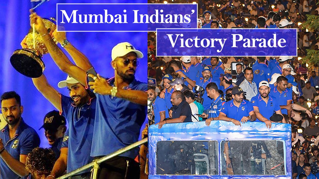 Mumbai Indians' Victory Parade | Indian Premiere League | IPL 2019 ...