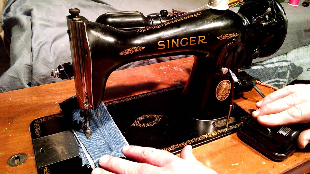Serviced and Rewired Strong Vintage 1952 Singer 15-91 Sewing Machine ...