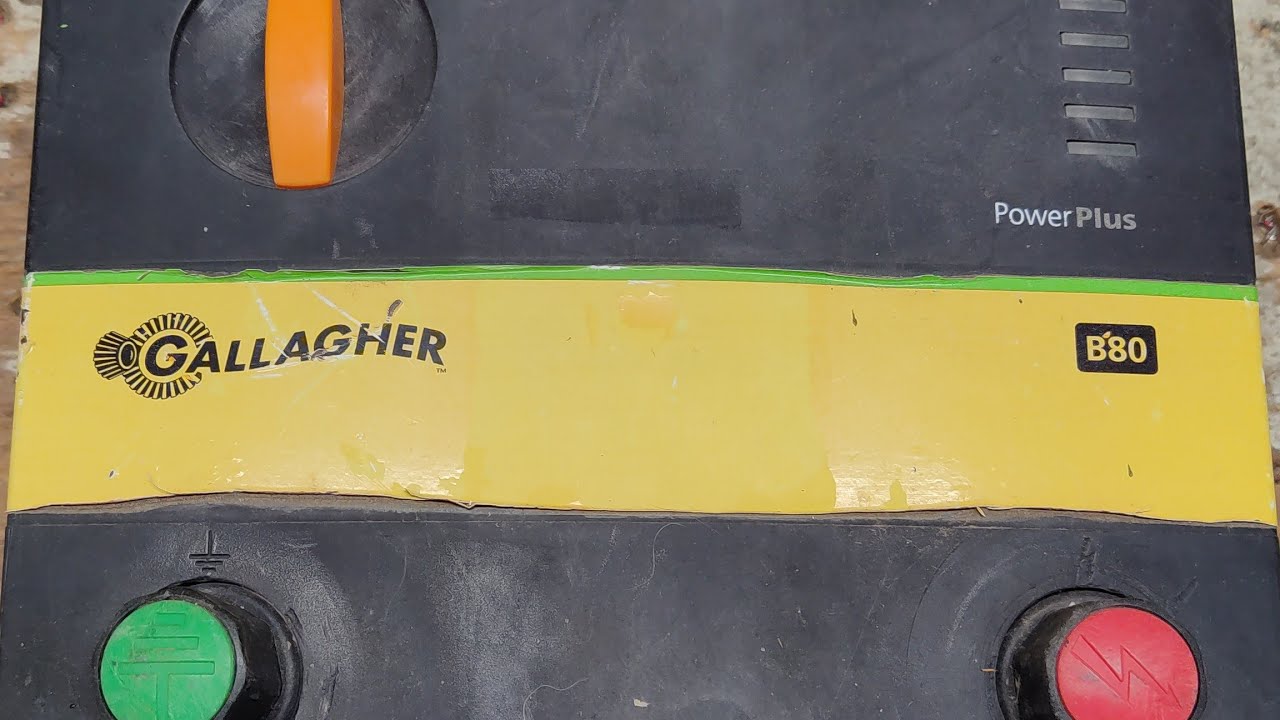 How to test & repair a Gallagher B80 electric fence charger - YouTube