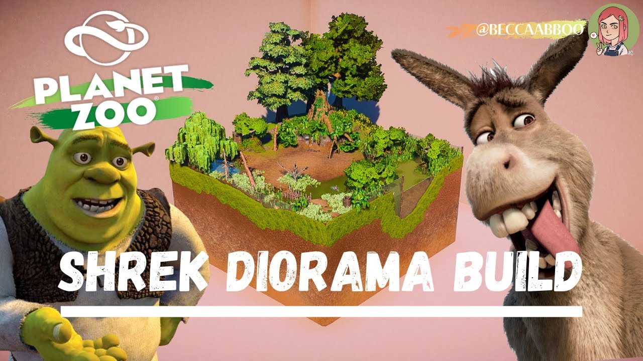 Planet Zoo SHREK Movie Diorama | 'Get out of my swamp!" Speedbuild ...