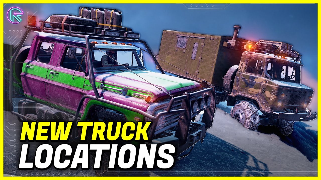 Ford F750 and TUZ 16 Locations on New SnowRunner map Lake Kovd - YouTube