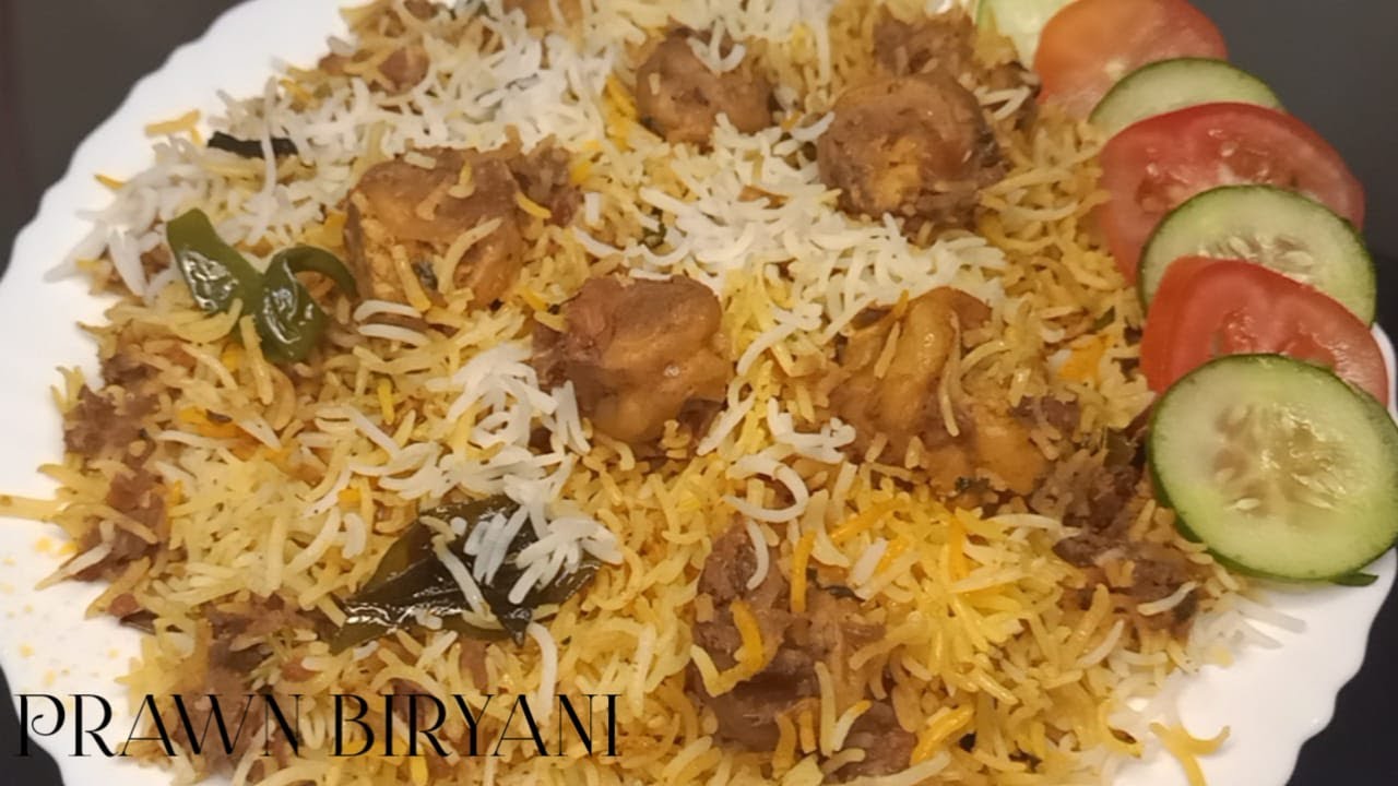 PRAWN BIRYANI RECIPE | JHINGA BIRYANI | جھینگے کی بریانی - YouTube
