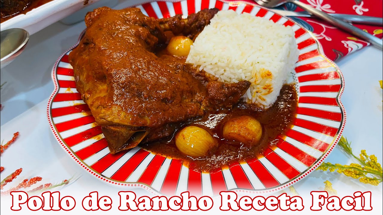 Pollo de Rancho Receta Facil - YouTube