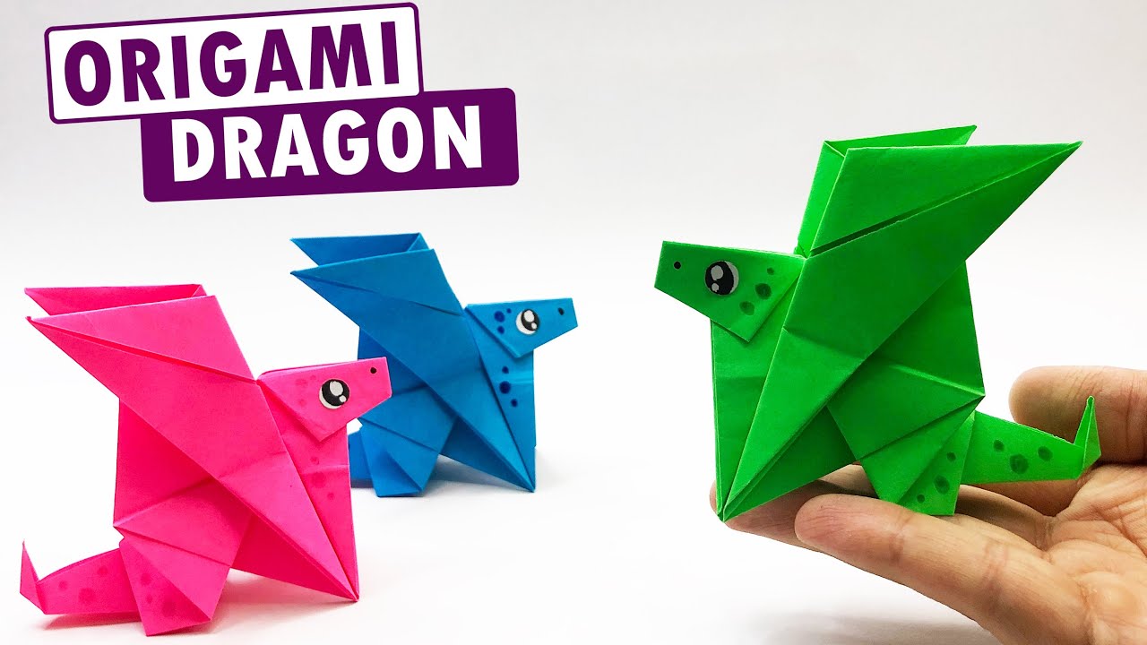 How to Make an EPIC Origami Dragon (Easy Step-by-Step Tutorial) 🐉 - YouTube