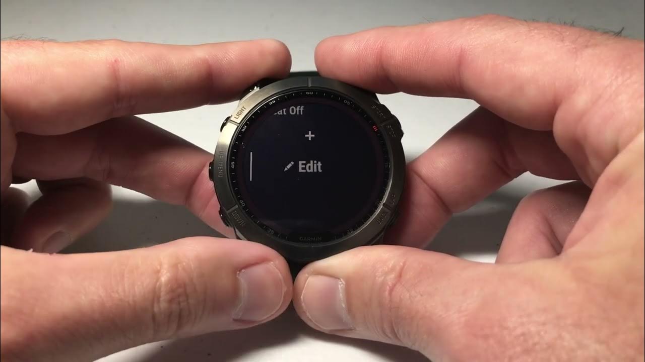 Garmin Fenix 7X: Delete an alarm - YouTube