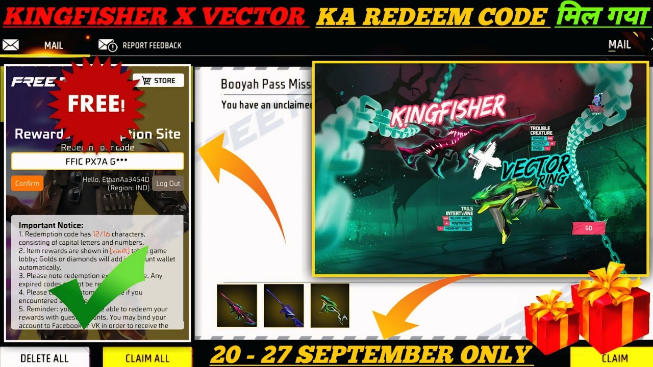 FREE FIRE REDEEM CODE TODAY 21 SEPTEMBER REDEEM CODE FREE FIRE | FF ...
