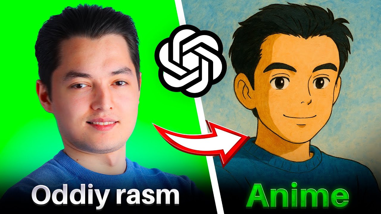 Anime rasm tayyorlash Meitu ilovasi (O'zbek tilida) - YouTube