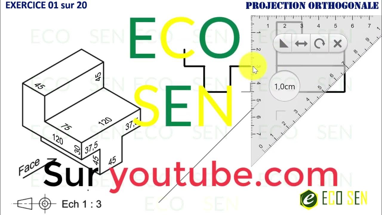 Projection Orthogonale 2 : Exercice 01 sur 20 - YouTube