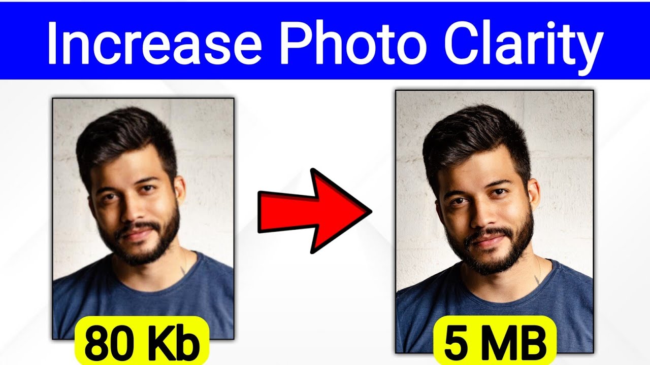 How To Convert Low Quality Image To High Quality Image | how to ...