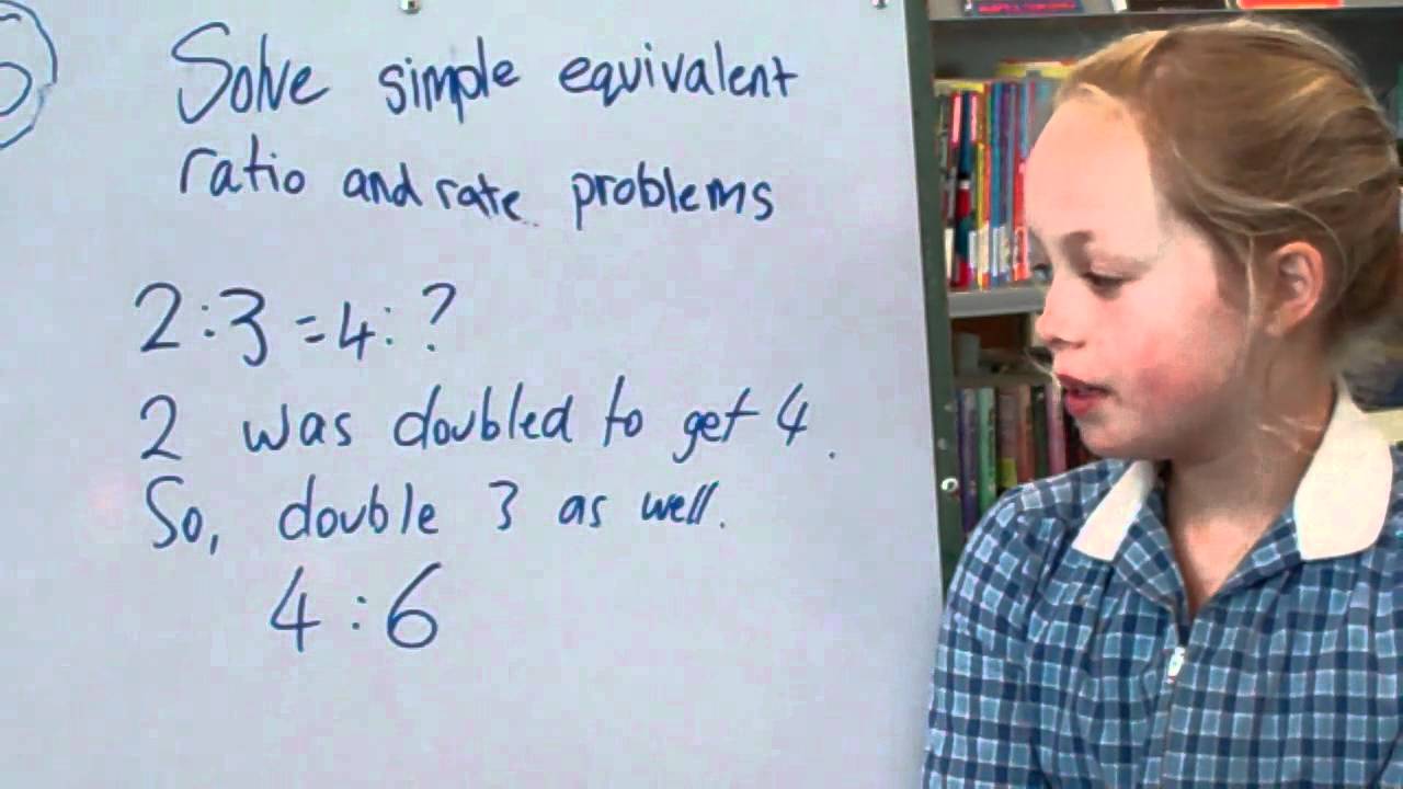 Solve Simple Ratio and Rate Problems - YouTube