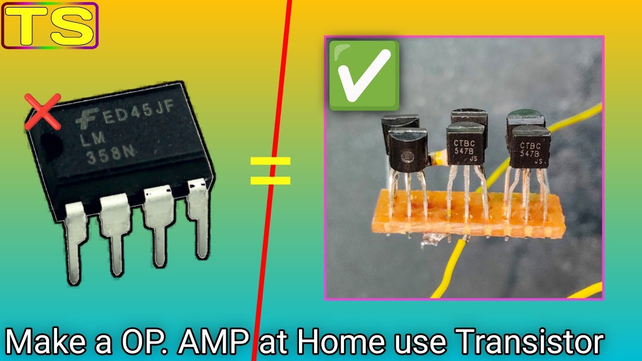 How to Make a OP. Amp. using Transistor - YouTube