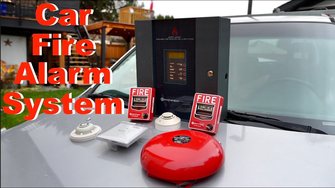 Installing a Fire Alarm System in My Car. - YouTube