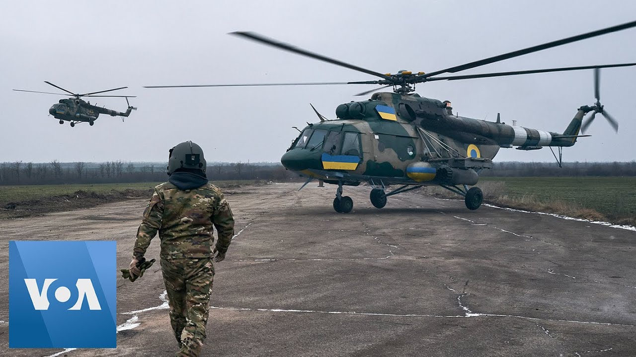 Ukraine's Combat Helicopters on Mission in Kherson | VOA News - YouTube