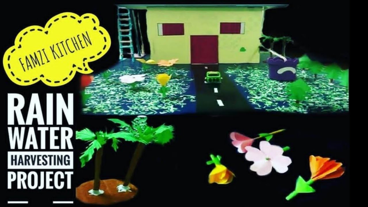 Rain Water Harvesting | School Project | Inspired by howtofunda - YouTube