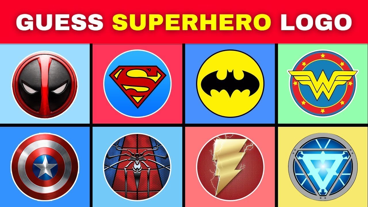 Guess the Superheroes by Logo | Marvel & DC Logo Quiz | Quiz Master ...