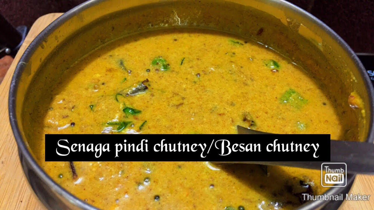 Besan chutney/Senaga Pindi Pachhadi - YouTube