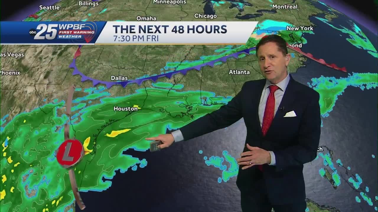 Cold front on the way Sunday in South Florida - YouTube