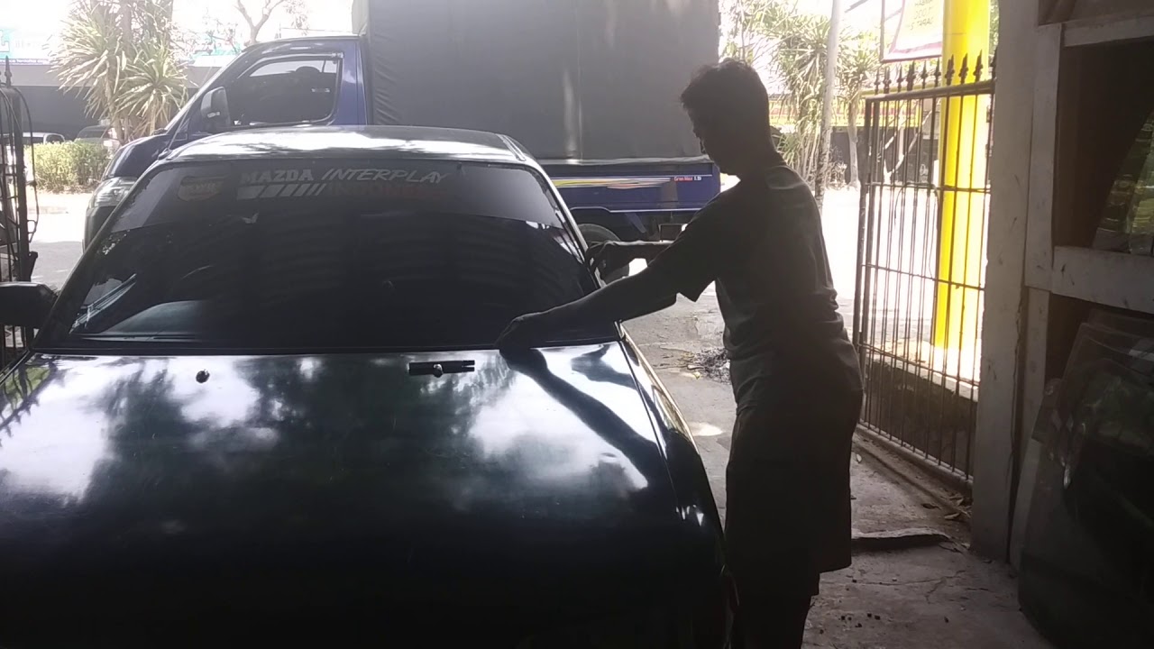 Pembuatan kaca mobil part 1 - YouTube