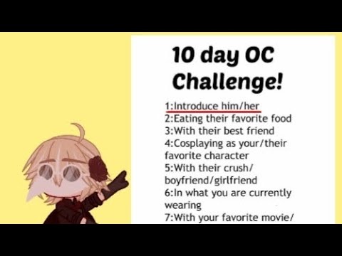 10 day drawing OC challenge: speedpaint - YouTube