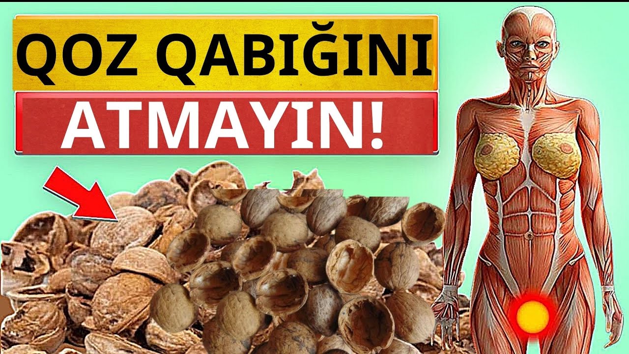 Faydalarını biləndən sonra qoz qabığını zibil qabına atmaycaqsız! - YouTube