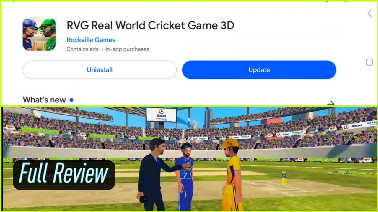 Rvg Cricket Game New Update Launch Full Review | Rvg Cricket Game New ...