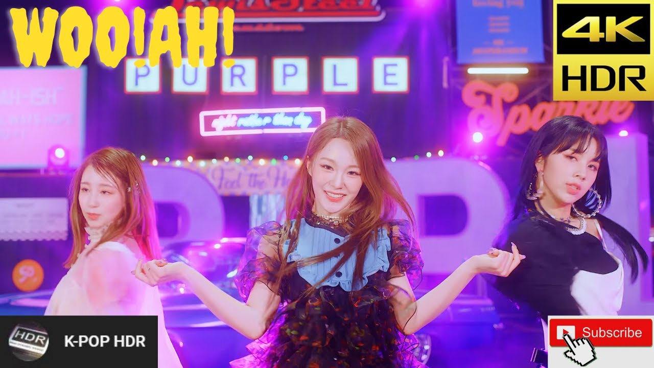 woo!ah! (우아!) - Purple (Performance Video) {4K HDR MV} - YouTube
