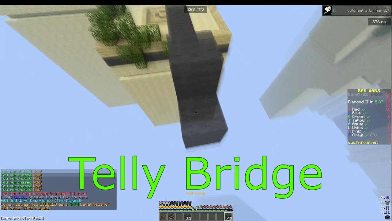 Telly Bridge trong Bedwars - YouTube
