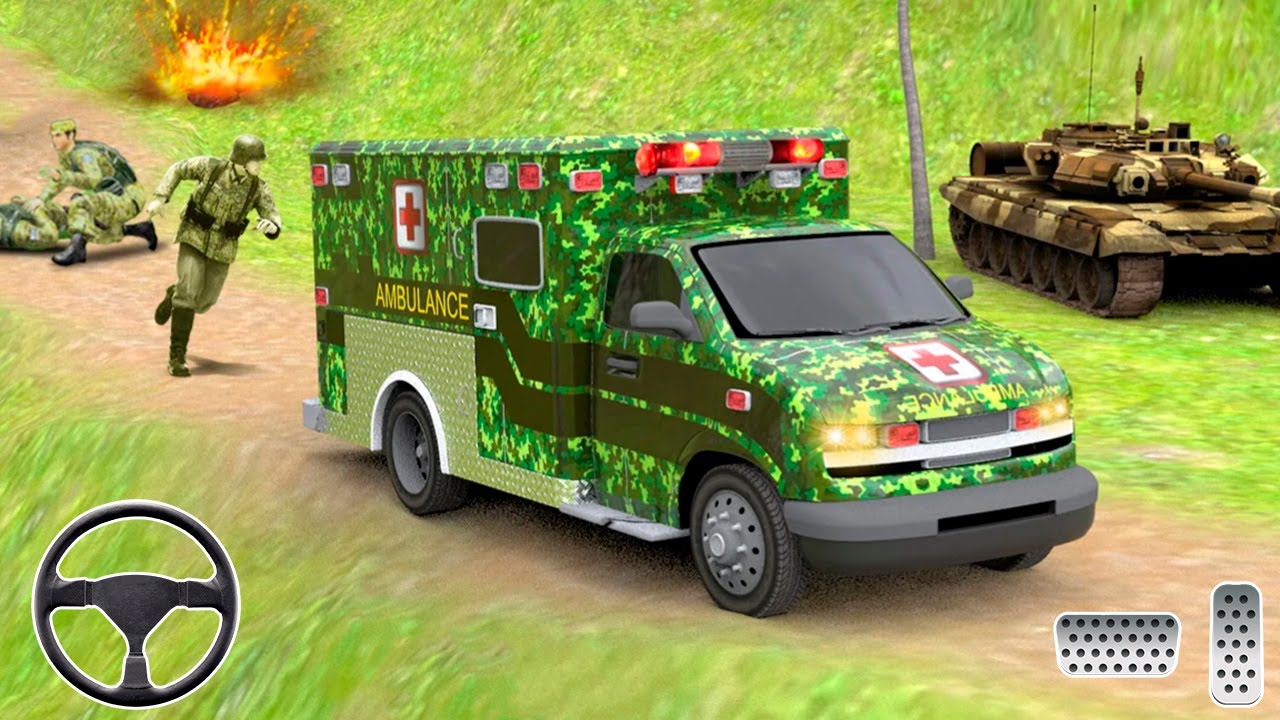 US Army Ambulance Game Rescue - Ambulance Driving Games - Ambulance Sim ...
