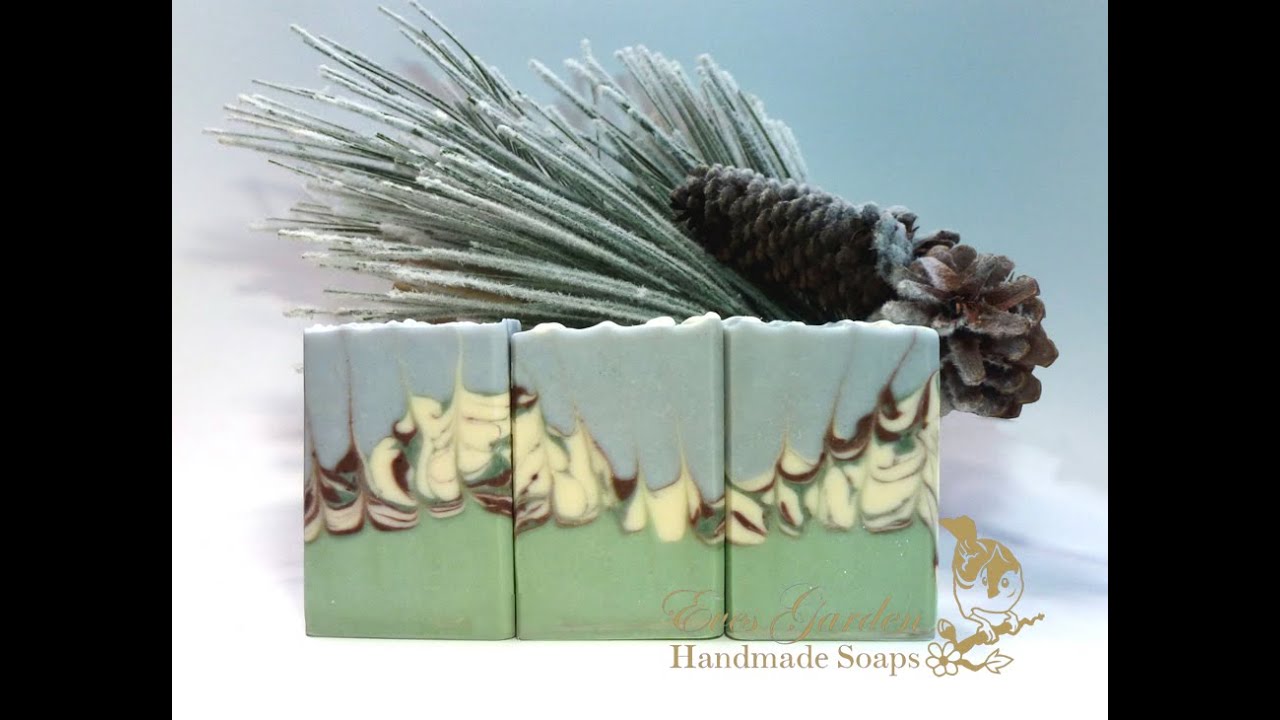 Making Winter Wonderland Soap - YouTube