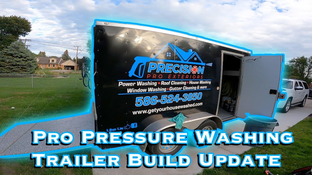 Pro Pressure Washing Trailer 6x12|Full Season Update|Upgrades|Power ...