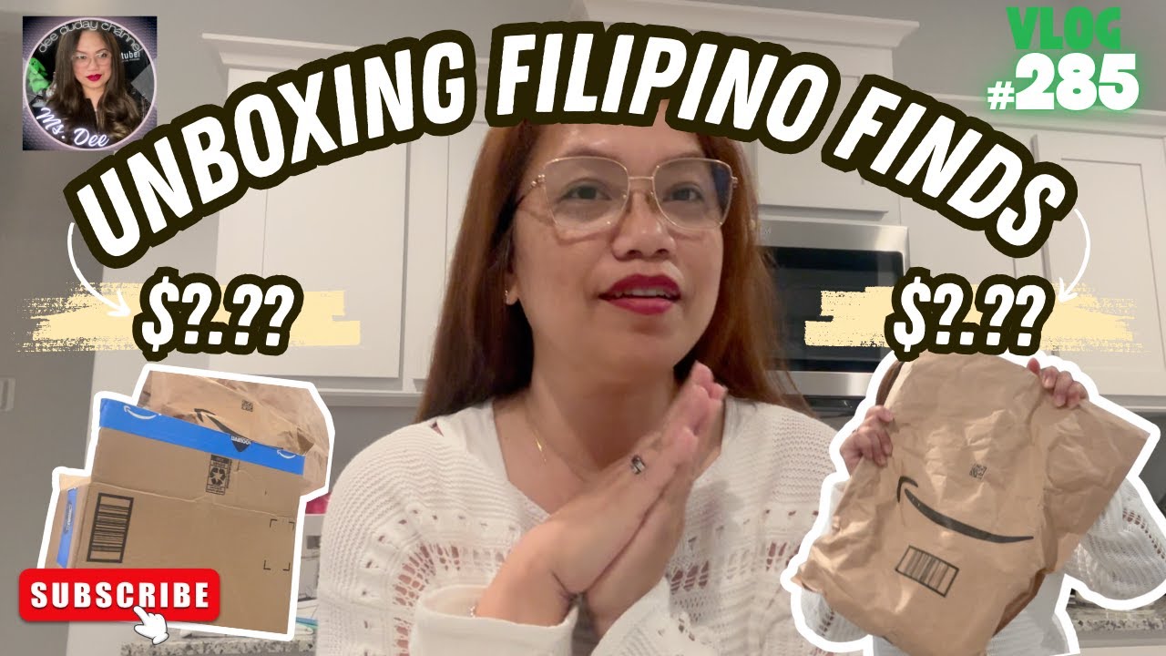 UNBOXING FILIPINO FINDS 🤯💕💥🛎 #vlog #filipino #amazon - YouTube