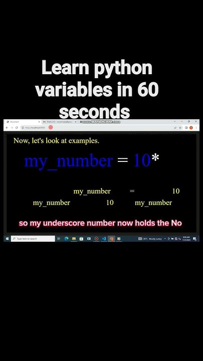 Python Variables Viral Pythonforbeginners Pythonprogramming Pythonvariables Youtubeshorts