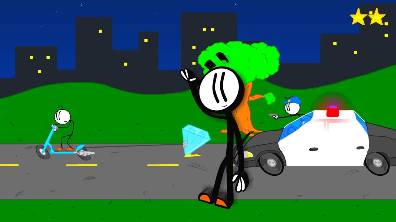 HENRY STICKMAN STEALING DIAMOND | TARGET - YouTube
