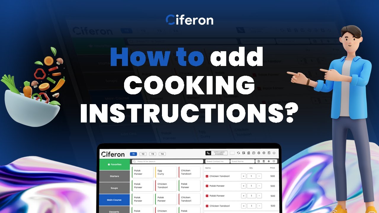 "How to Manage Cooking Instructions with Ciferon Software | Restaurant ...