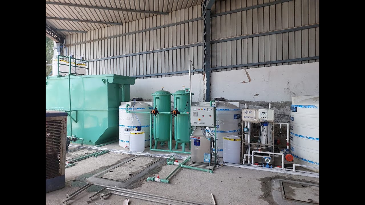 50 KLD STP ON MBBR TECHNOLOGY | SB PACKAGING HARYANA - YouTube