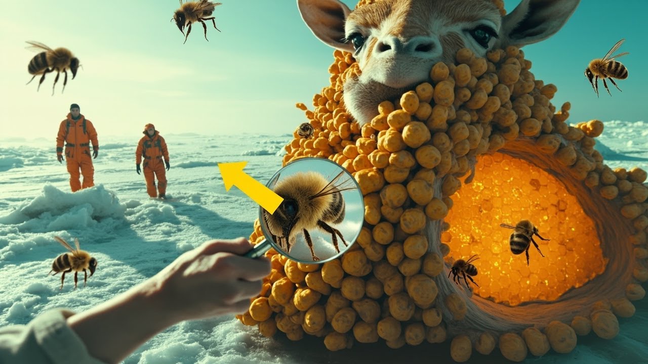 Arctic Giraffe Covered in Millions of Barnacles and Parasites Saved by ...