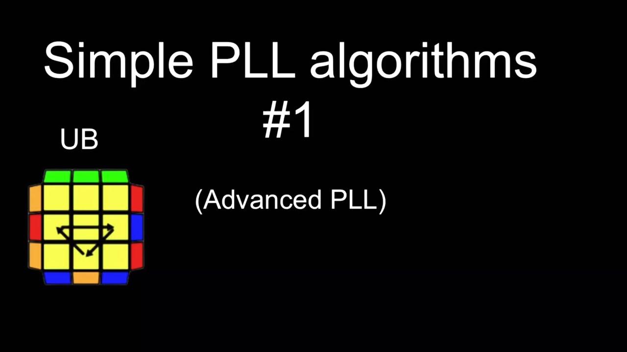 Advanced PLL algorithms 1 - YouTube