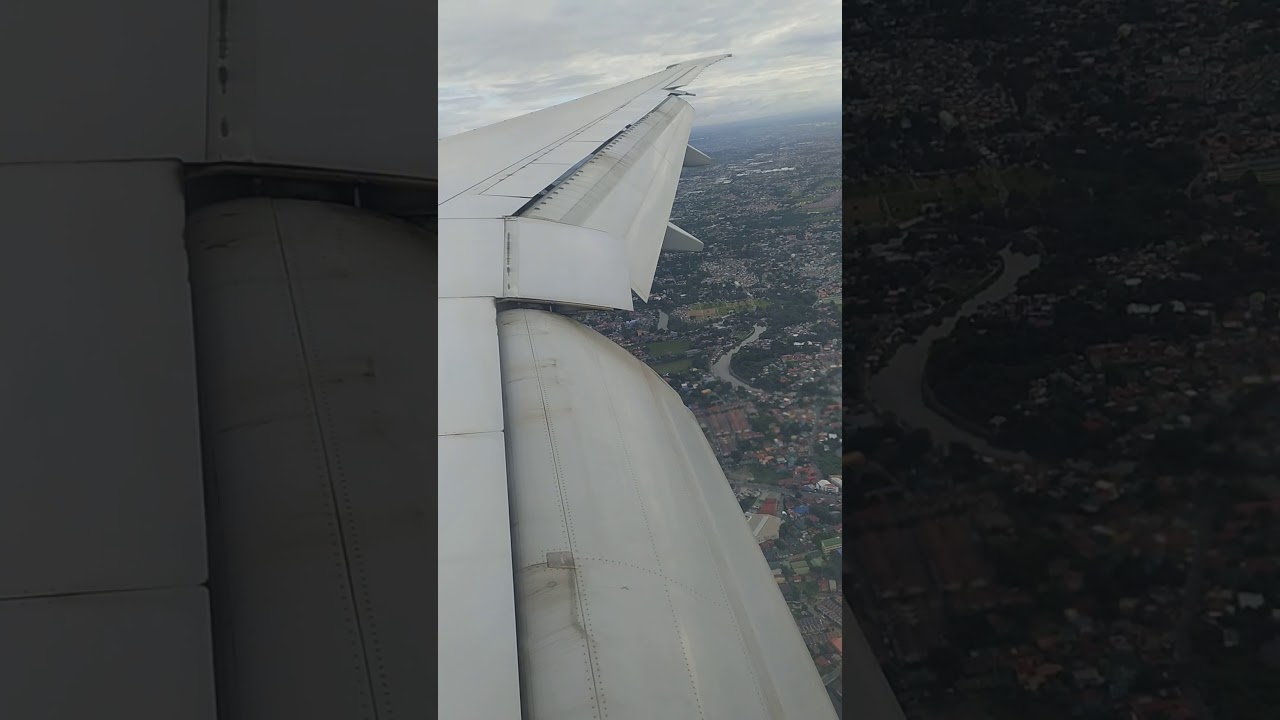 Kuwait airways landing in the Philippine airport on January 10,2021 ...