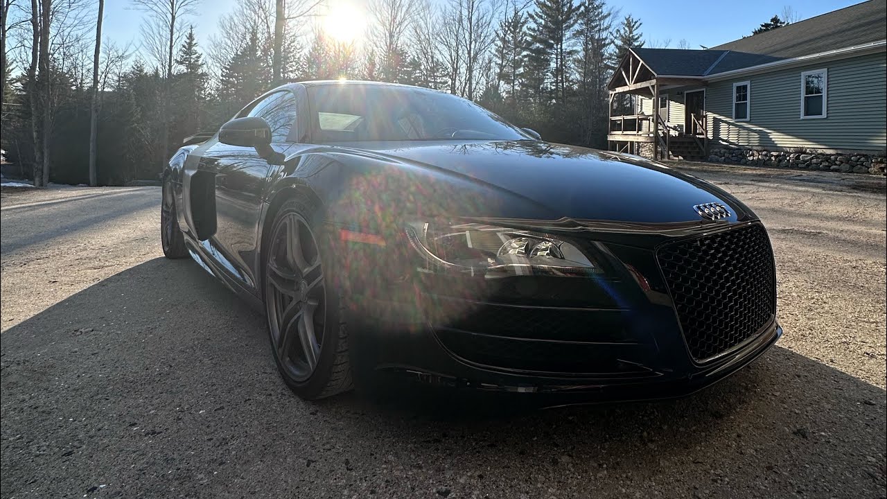 Oil Change On Audi R8 - YouTube