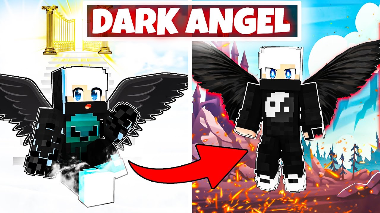 Becoming The DARK ANGEL In Minecraft (Hindi) - YouTube