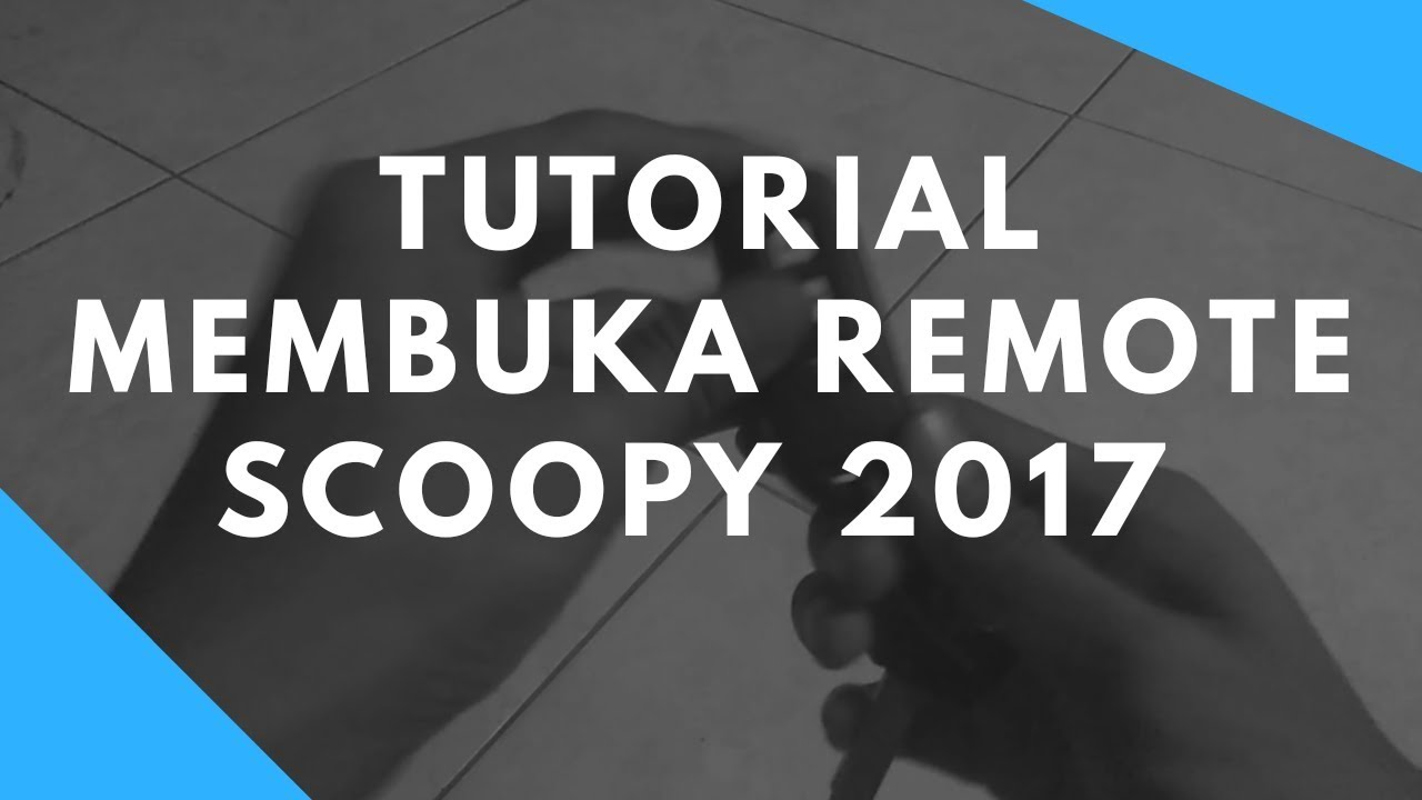 Tutorial membuka remote all new scoopy 2017 - YouTube