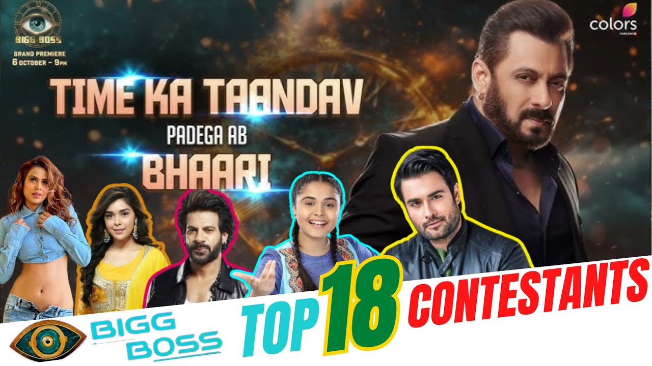 ALL Confirmed Contestants of Bigg Boss 18 REVEALED! | Bigg Boss 2024 ...