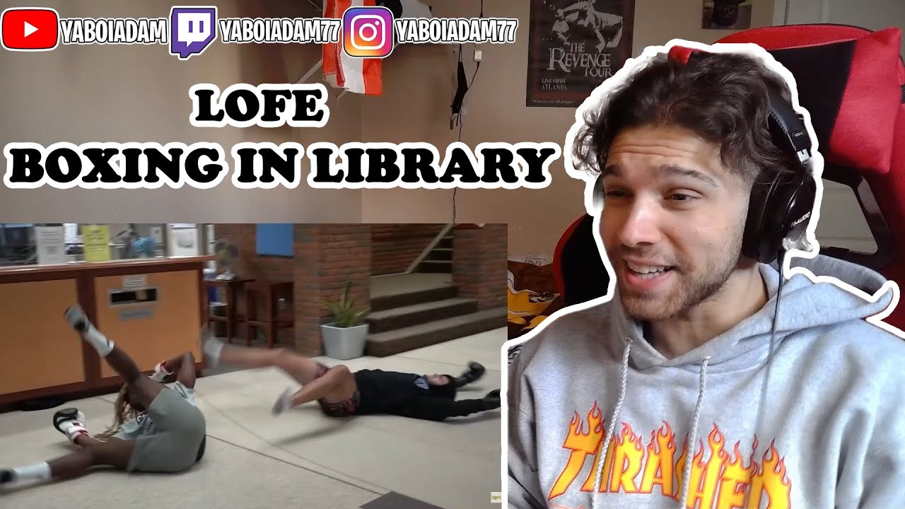 CONGRATS ON 1 MILL SUBS!! | LOFE BOXING IN LIBRARY PRANK (Security ...