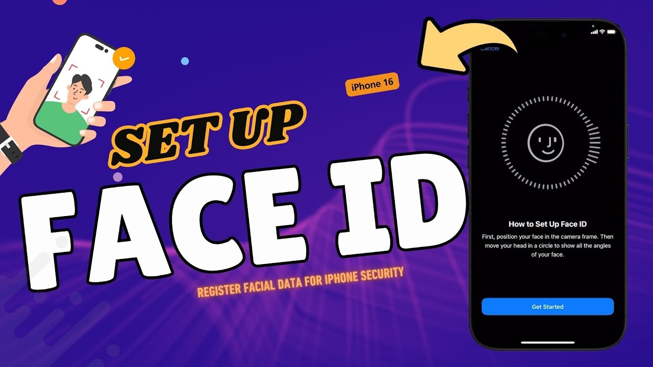 How to Set Up Face ID on iPhone 16 | Starters Guide - YouTube