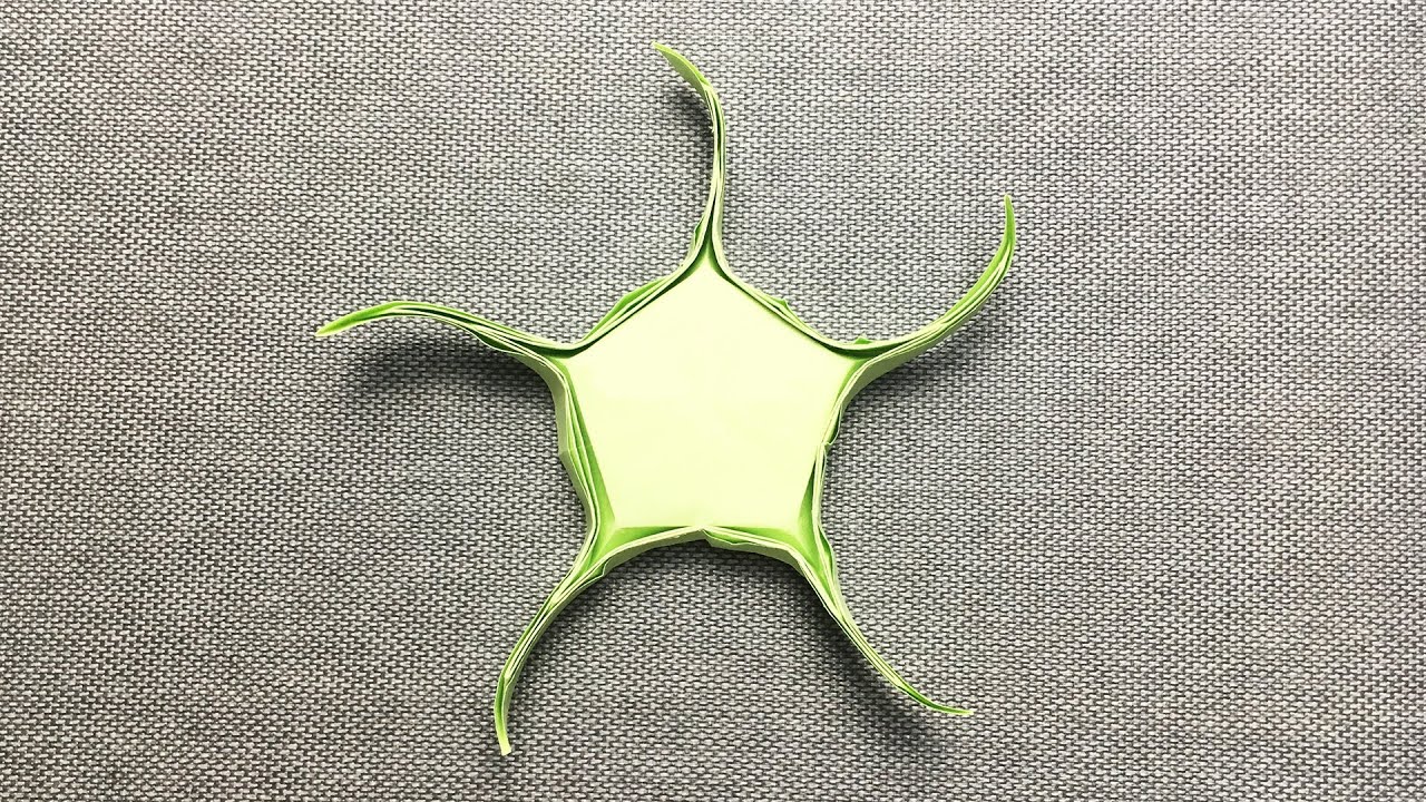 How To Make A Paper Starfish | Easy Origami Craft Ideas - YouTube