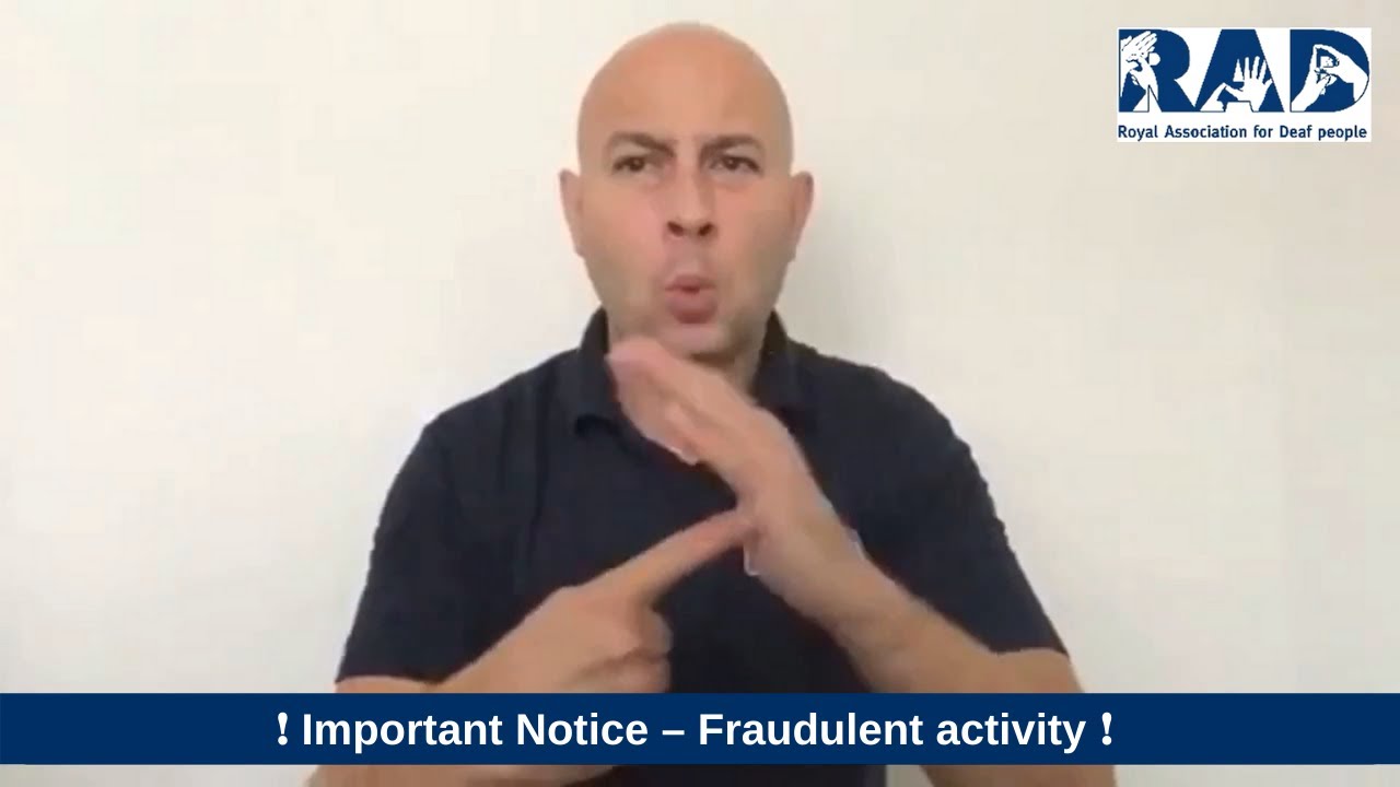 Important Notice – Fraudulent activity - June 2021 - YouTube