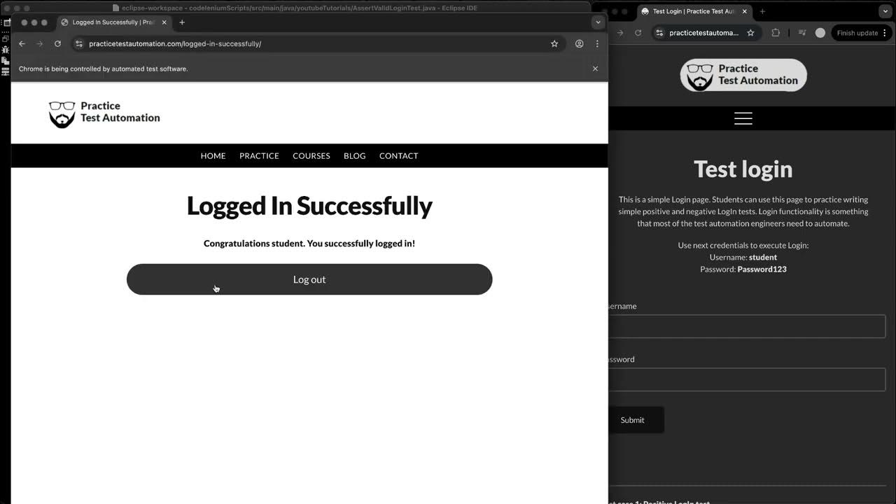 How to Assert Login Test Case (30 Secs Tutorial) | Selenium + TestNG ...