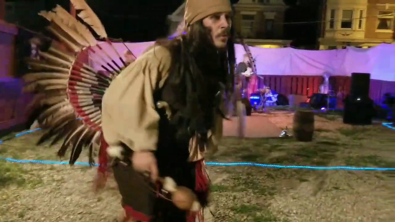 Dramatic Rhythms Experience "Native Dance" performer Larry Sparrow ...